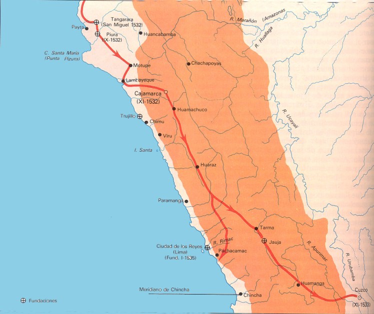 La Conquista del Imperio Inca – La América española