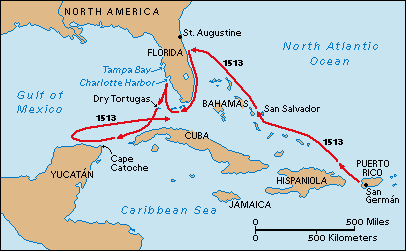 Exploración y conquista de La Florida – La América española