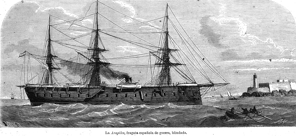Fragata blindada Arapiles – La América española