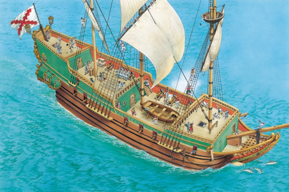 A bordo de un Galeón – La América española