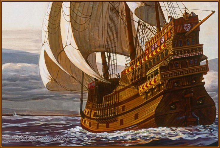 A bordo de un Galeón – La América española