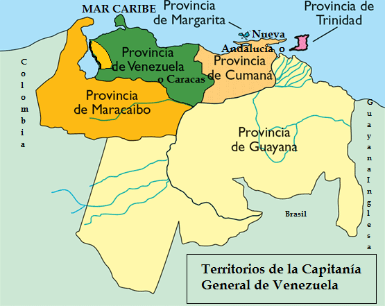 Capitanías Generales – La América española